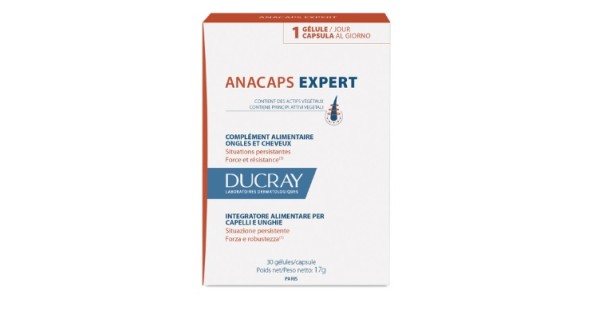 Anacaps Expert Ducray Unghie e Capelli Progressiv Integratore ...
