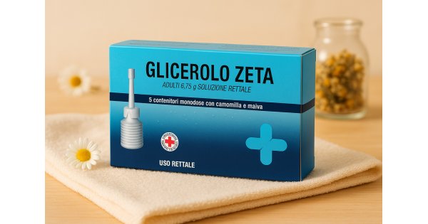 Glicerolo Zeta adulti 6,75 g soluzione rettale con camomilla e malva 6 ...