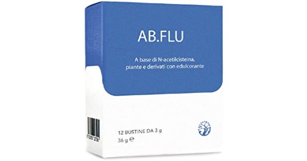 AB Flu Integratore Alimentare per Influenza e Raffreddore, Supporto ...