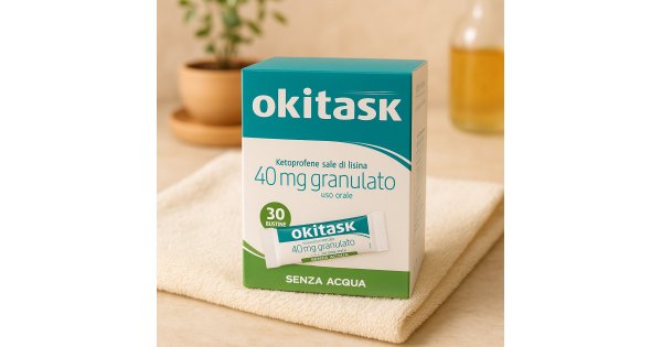 Okitask 40 mg granulato antinfiammatorio e analgesico per dolore e ...