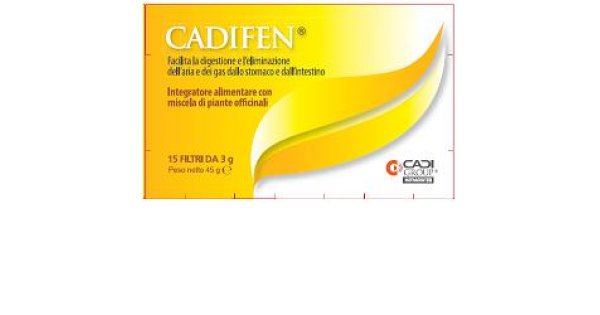 Ca.Di. Group Cadifen Integratore Alimentare 15 Filtri da 3g | Openfarma