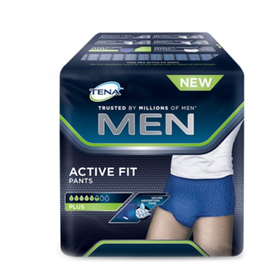 TENA MEN PANTS ACTIVE FIT L 8P | Openfarma