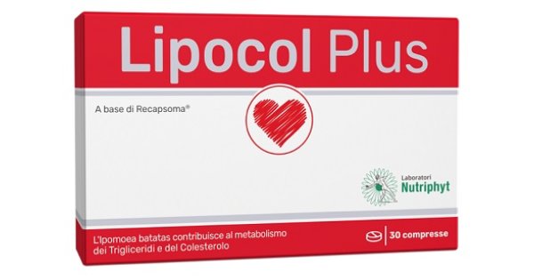 Laboratori Nutriphyt Lipocol Plus Integratore Colesterolo 30 Compresse ...