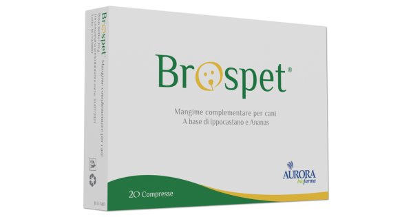Aurora Biofarma Brospet Mangime Complementare Per Cani 20 Compresse | Openfarma