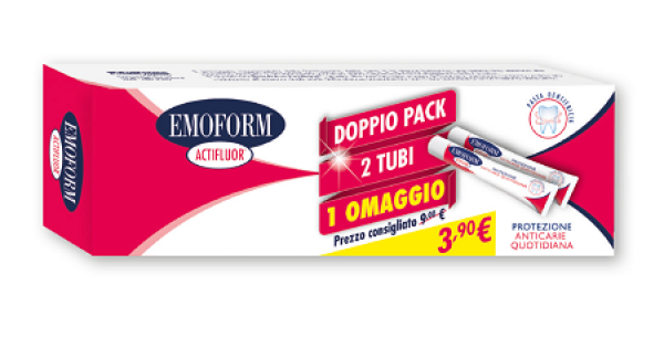 EMOFORM ACTIFLUOR BIPACK | Openfarma