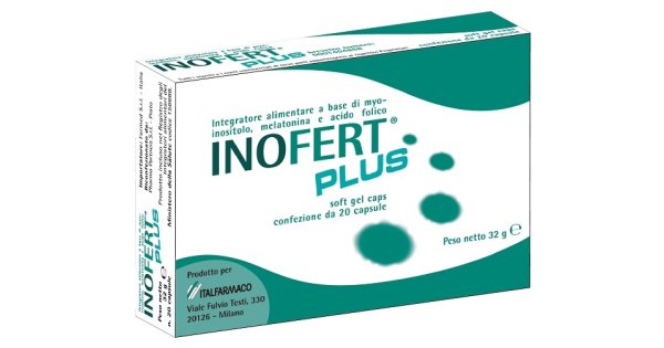Inofert Plus 20 capsule soft-gel Integratore per la fertilitá ...