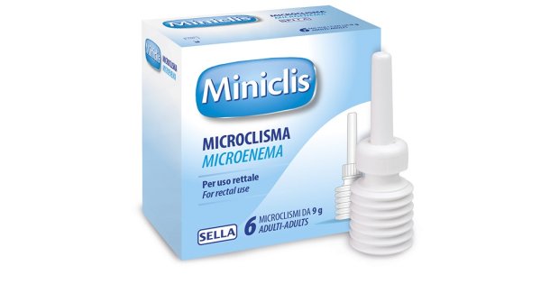 Miniclis Microclisma Adulti Dispositivo Medico Evacuazione Feci, 6 ...