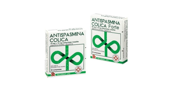Antispasmina Colica 10 Mg + 10 Mg Compresse Rivestite 30 Compresse ...