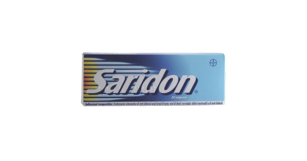 Saridon 20 Compresse - Analgesico con Paracetamolo Propifenazone e ...