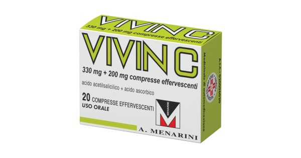 Vivin C 20 Compresse Effervescenti 330 mg + 200 mg | Openfarma