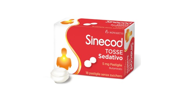 SINECOD TOSSE SED*18PAST 5MG | Openfarma