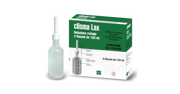 Clisma Lax Soluzione Rettale Clistere Evacuativo Monouso 4 Clismi 133 ...
