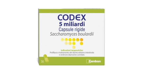 Codex 30 Capsule Da 5 Miliardi 250 mg Blister | Openfarma