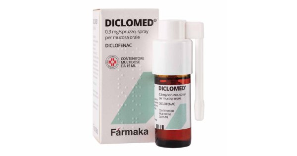 DICLOMED*SPRAY 15ML 0,3MG/DOSE | Openfarma