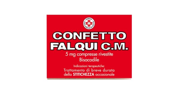 Confetto Falqui C.M. 5 mg Bisacodile Stitichezza 20 Compresse | Openfarma