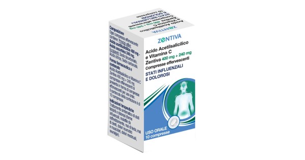 ACIDO ACETILS VIT C ZEN*10CPR | Openfarma