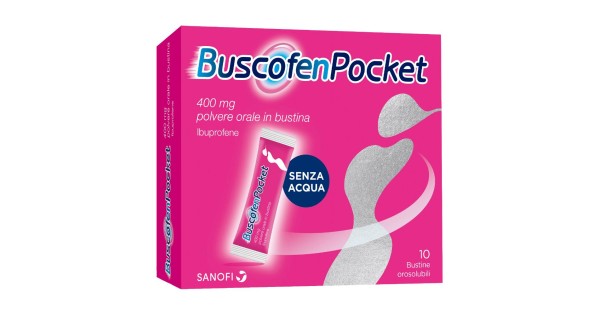 Buscofen Pocket 400mg Con Ibuprofene Analgesico Contro Dolori Da Ciclo ...