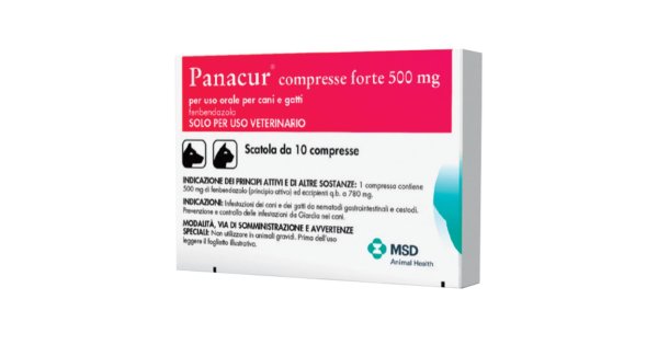 PANACUR-10 CPR 500 MG VET | Openfarma