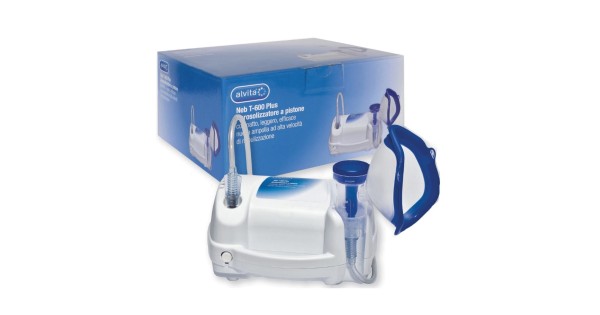 Mondial Alvita Neb T-600 Plus Aerosol Terapia Aerosolizzatore a Pistone ...