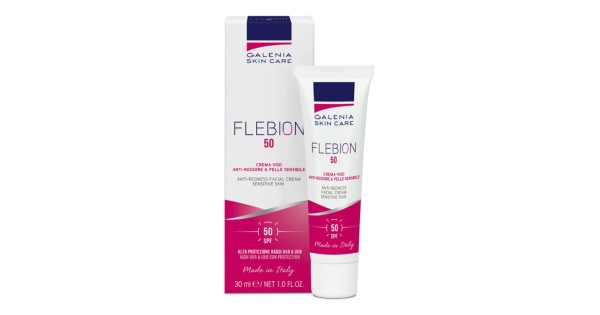 Flebion SPF 50+ 30 ml crema solare alta protezione per pelle sensibile ...