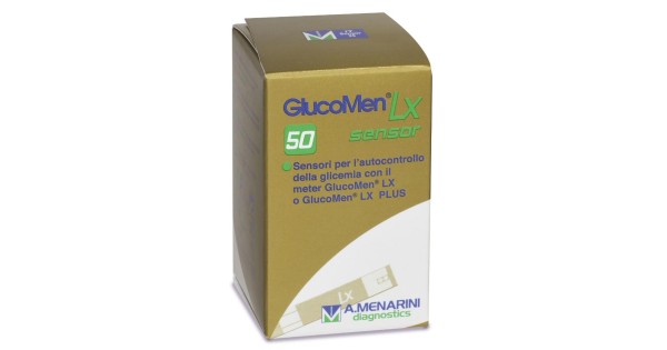 Menarini Diagnostics Controllo Glicemia Glucomen LX Sensor 50 Strisce ...