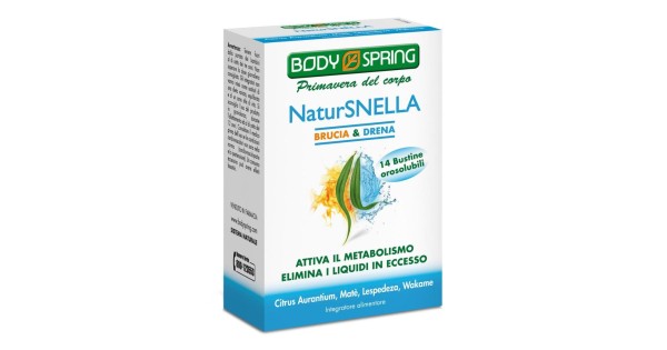 Angelini Body Spring Natur Snella Brucia Drena Integratore Alimentare ...