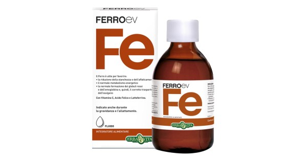 Erba Vita FerroEV - FerroEV Fluido Integratore Sciroppo 250 ml | Openfarma