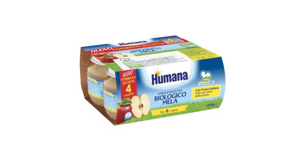 OMO HUMANA Mela Bio 4x100g | Openfarma