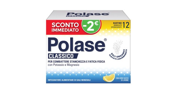 Polase Classico 12 bustine con magnesio e potassio in promozione ...
