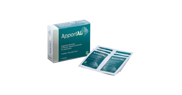 Apportal 14 bustine integratore per stanchezza con vitamine e minerali ...