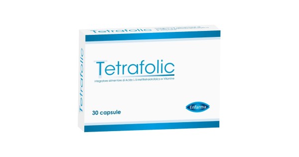 Tetrafolic Enfarma Integratore di Acido Folico Attivo Metilfolato 400 ...