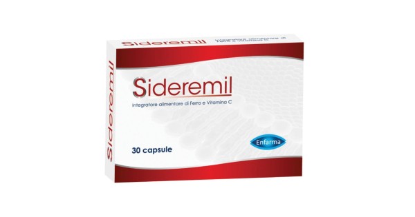 SIDEREMIL Integratore Alimentare per Stanchezza e Carenza di Ferro 30 ...