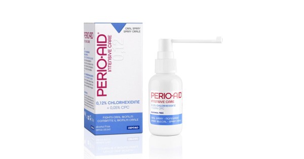 Perio Aid Spray Orale 50 ml – Trattamento Antibatterico per Gengive ...