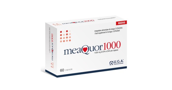 U.G.A. Nutraceuticals MeaQuor 1000 Integratore per Funzione Cardiaca 60 ...