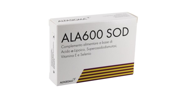 ALA 600 sodio 20 compresse - integratore di acido alfa-lipoico 600 mg ...