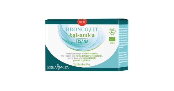 Erba Vita Respirando - Bronco.Vit Tisana Balsamica Biologica 12 Bustine ...
