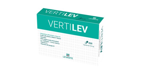 Vertilev 20 Compresse - Integratore per il Trattamento dei Disturbi Vertiginosi e Benessere ...